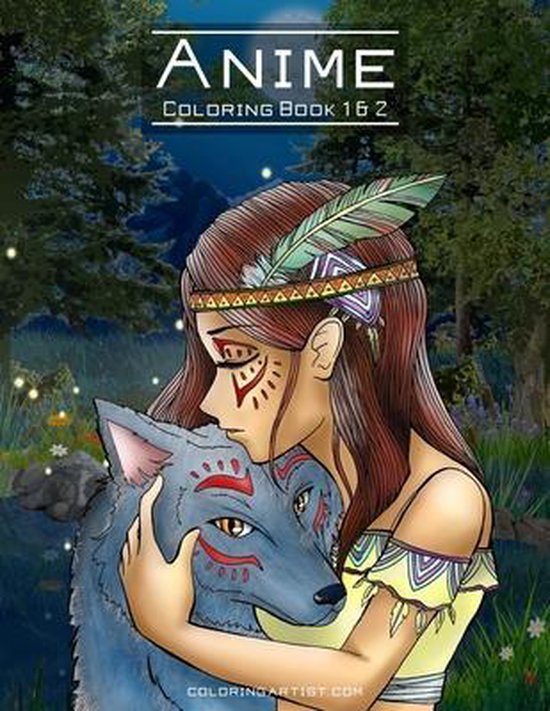 Anime- Anime Coloring Book 1 & 2, Nick Snels | 9781537160573 | Boeken | bol