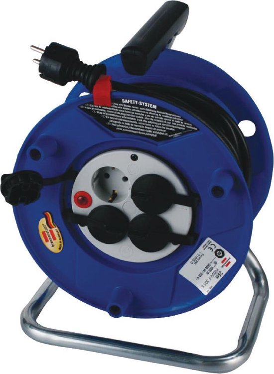 Brennenstuhl Bn-hasp02 Kabelhaspel 25,0 M - Haspel - 4 Stopcontacten ...