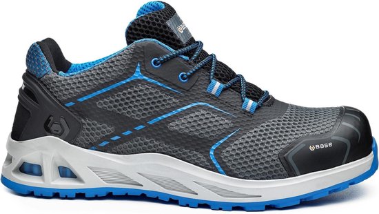 Base - Werkschoen K-Move - S1P HRO SRC - Zwart / Grijs / Blauw - Maat ...