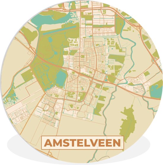 WallCircle - Wall Circle - Wall Circle Indoor - City Map - Amstelveen ...