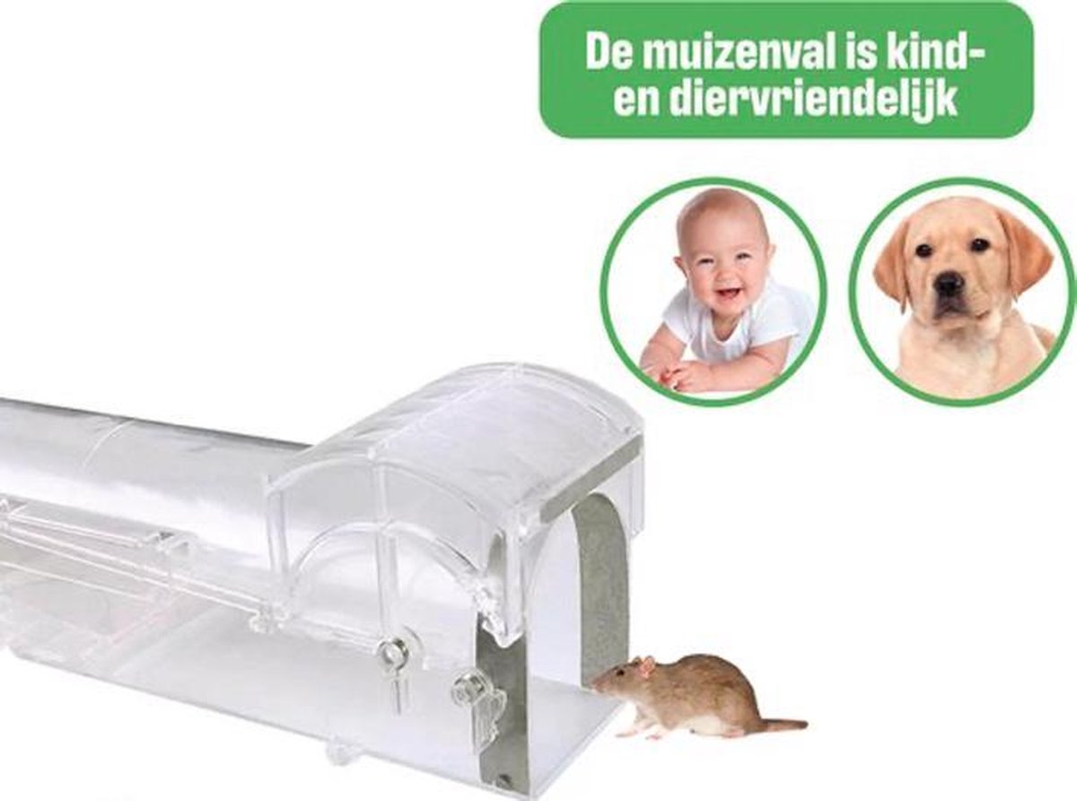 Diervriendelijke Muizenval - Voor Binnen En Buiten | bol.com
