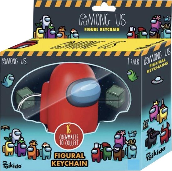 Among us crewmate keychain 1 vd 16 random figuren | bol