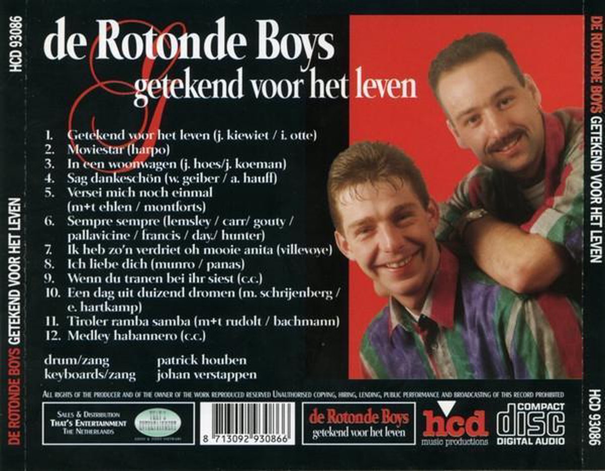 Getekend Voor Het Leven, Rotonde Boys | CD (album) | Muziek | bol.com