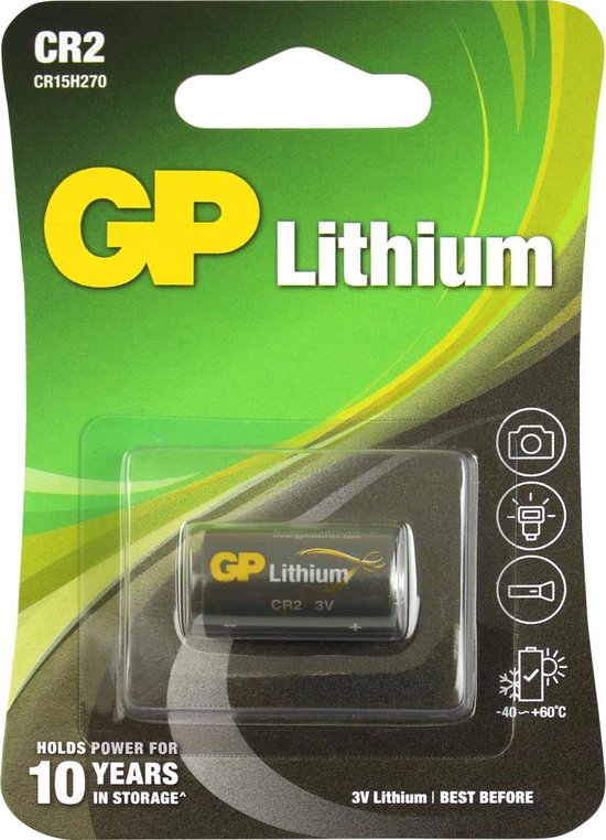CR2 batterij GP Lithium 3V 1 stuk | bol