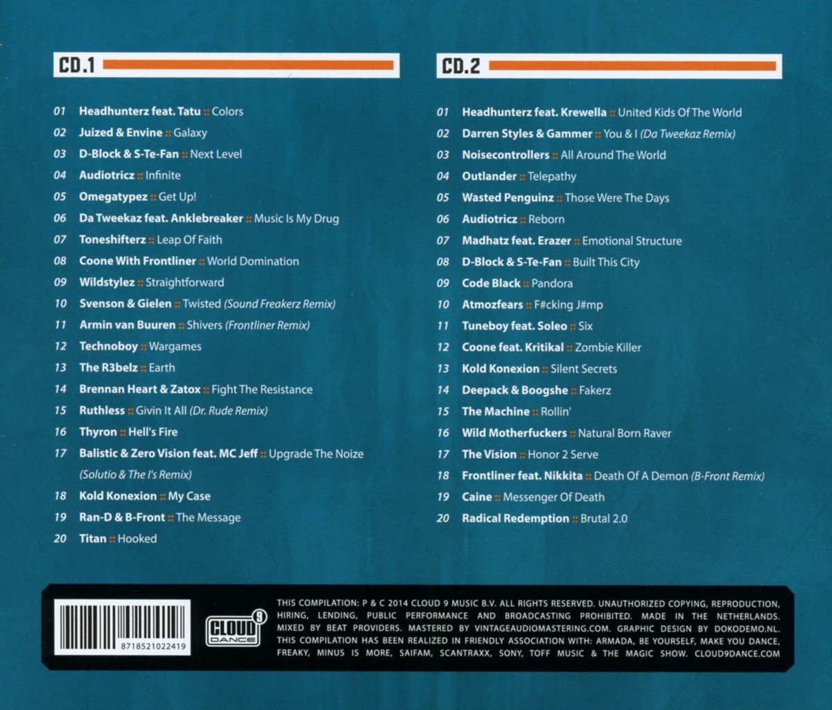 Various Artists - Hardstyle The Ultimate Collection Volume 1 2014 (CD ...