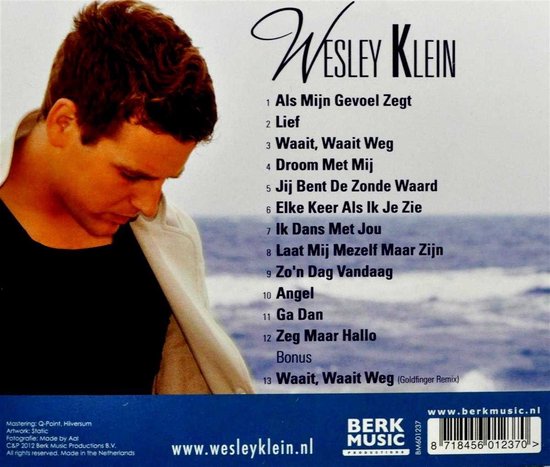 Wesley Klein - Volg Je Hart (CD), Wesley Klein | CD (album) | Muziek ...