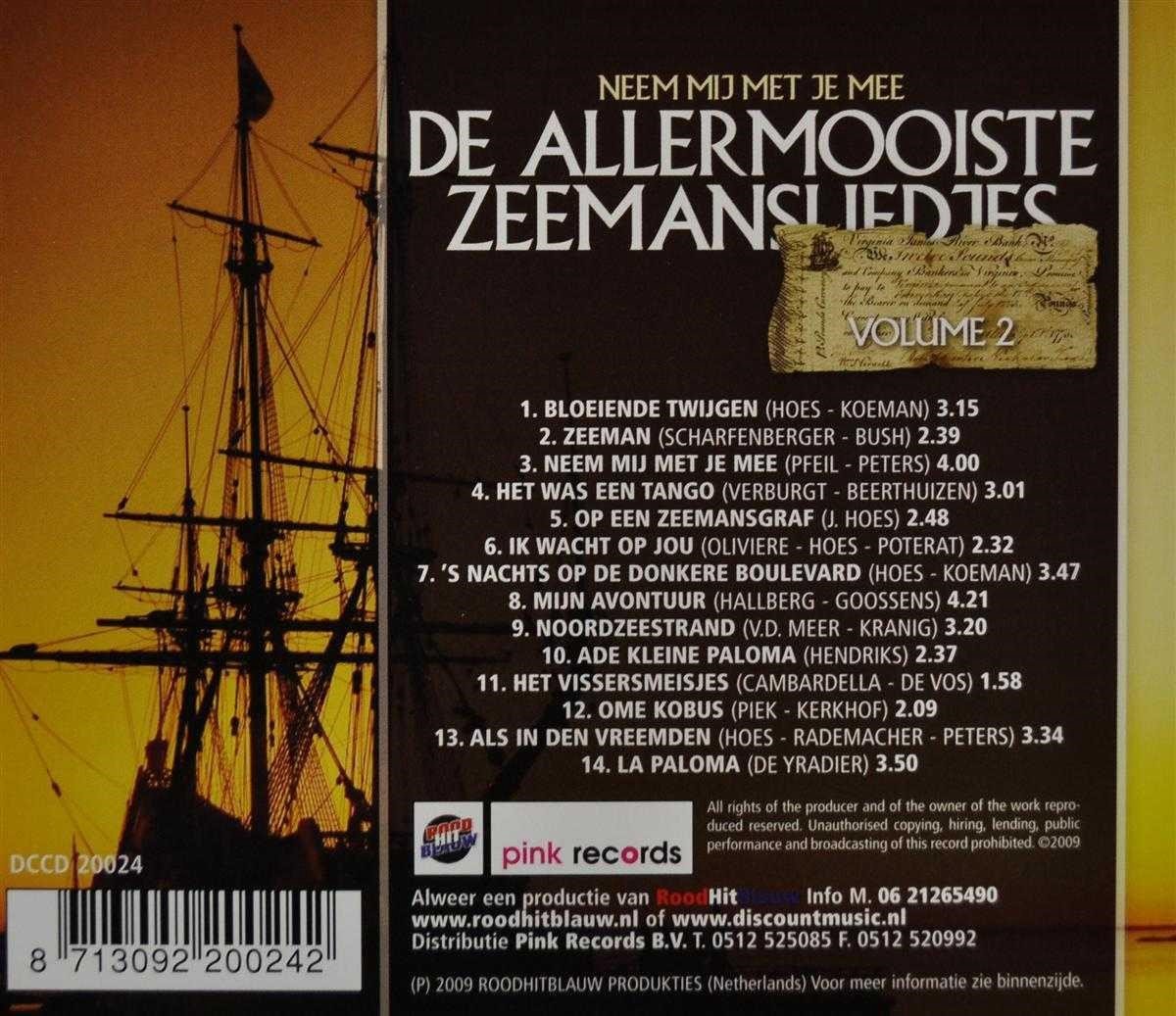 Various Artists - 14 Gezellige Zeemansliedjes (CD), various artists ...