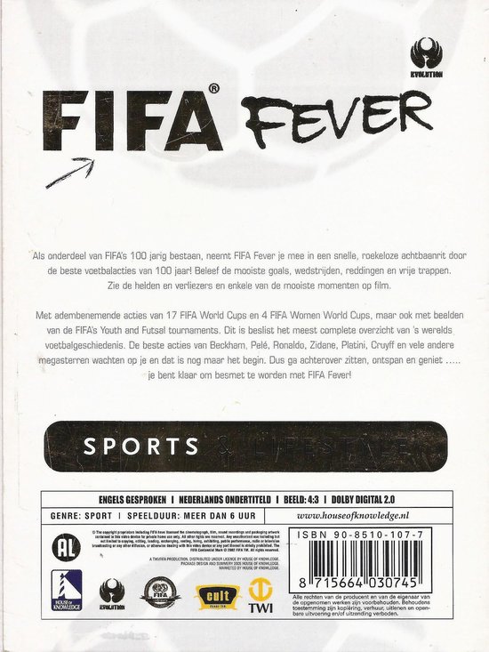 Fifa Fever - 100 Years Fifa (Dvd), nvt | Dvd's | bol