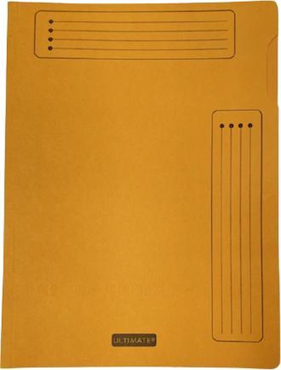 Elba Oranje Venstermappen A4 - 25 Stuks - Dossiermappen | bol