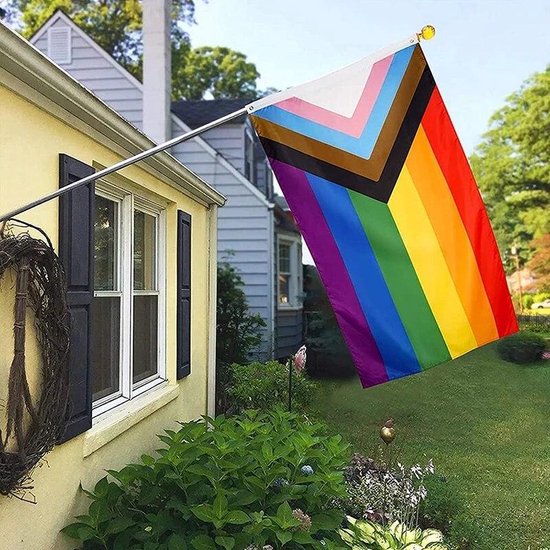 BukkitBow - LGBT Gay Pride Vlag - Regenboog Vlag - Grote Regenboog Vlag - 90x150cm | bol