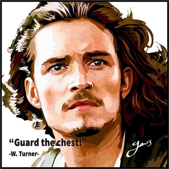 Will Turner Pop Art - pirates of the caribbean -Orlando Bloom | bol.com