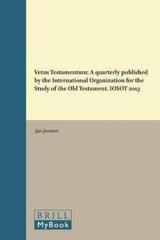 Vetus Testamentum | 9789004258013 | Boeken | bol.com
