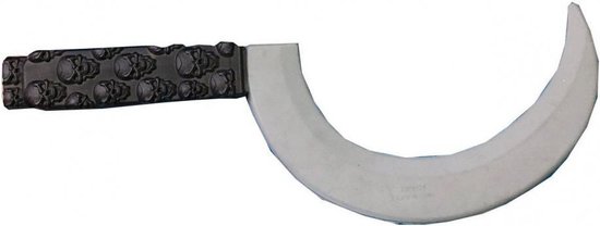 sikkel 34 x 10 cm zwart/zilver | bol.com