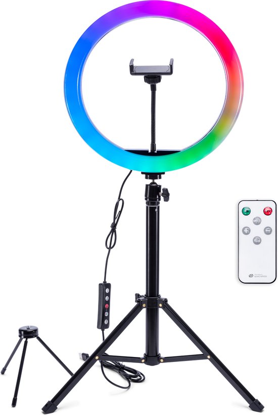 Rio - RL12 Professional make up & vlogging 12# RGB led ring light | bol