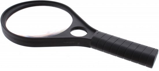 Vergrootglas groot zwart | bol.com