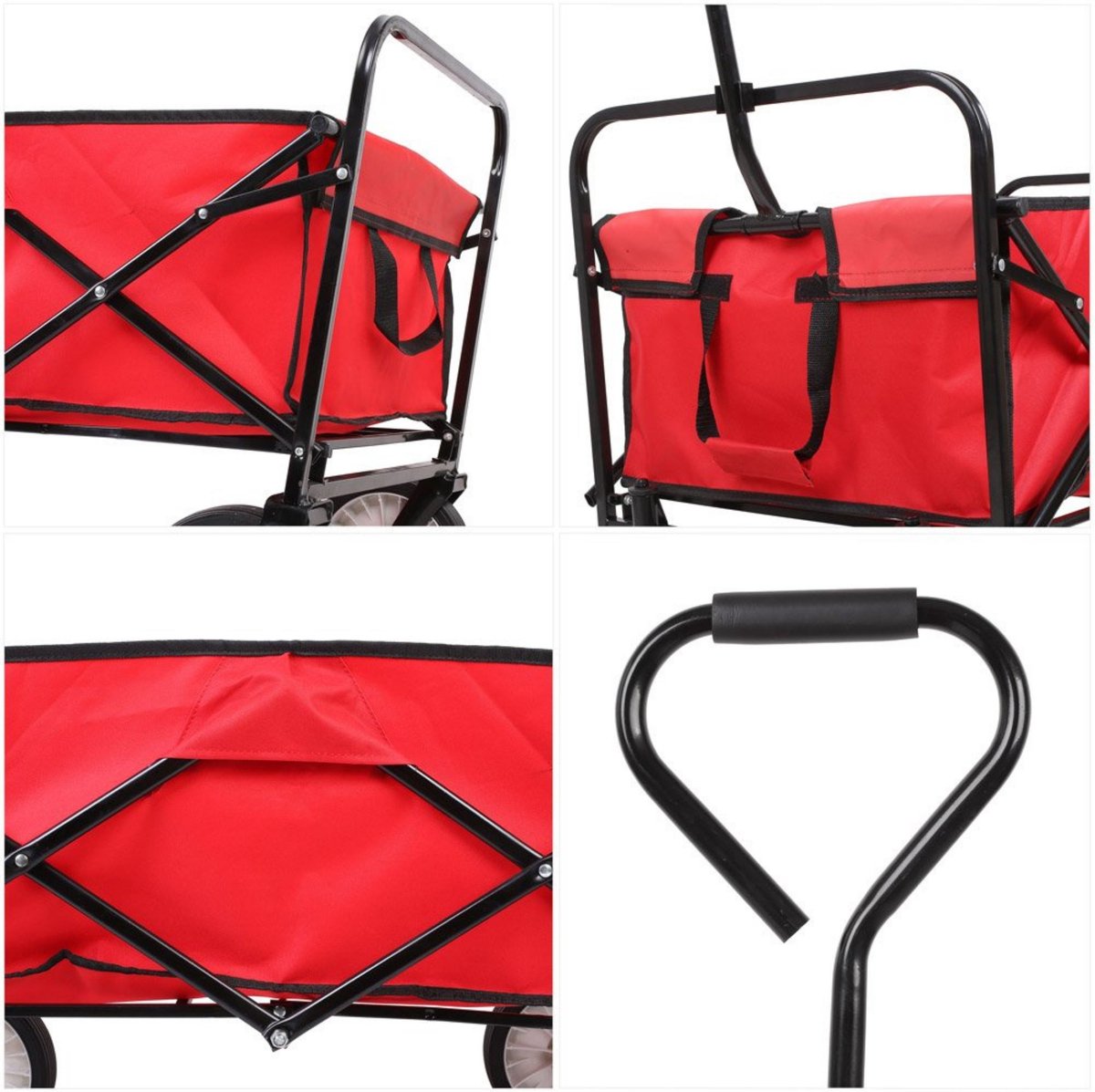 Hoobi® Opvouwbare handkar Rood- heidrun bolderkar- Bolderkar ...