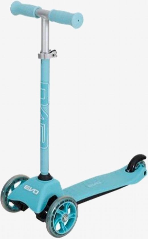 Evo minicruiser step met 3 wielen, kleur blauw, opvouwbaar, kinderstep, step | bol.com