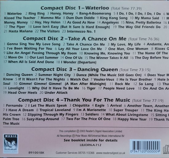 Abba - The ultimate collection - 4 Cd, ABBA | Muziek | bol