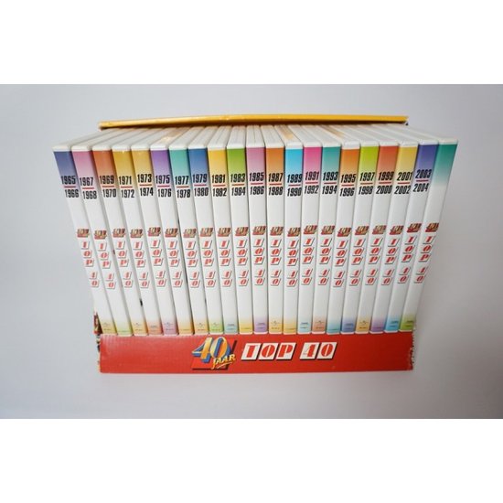 40 jaar Top 40 - Display met 21 DVD's plus het boek Top 40 Hitdossier ...