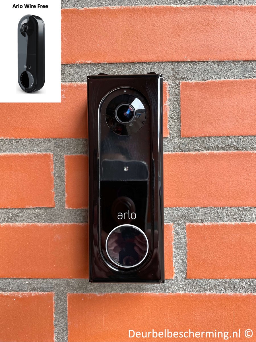 Arlo Wire Free - Video deurbel bescherming - Zwart – video deurbel hoes ...