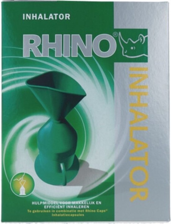 Rhino Inhalator - Stoommiddel om vrijer te ademen - 1 stuks | bol.com
