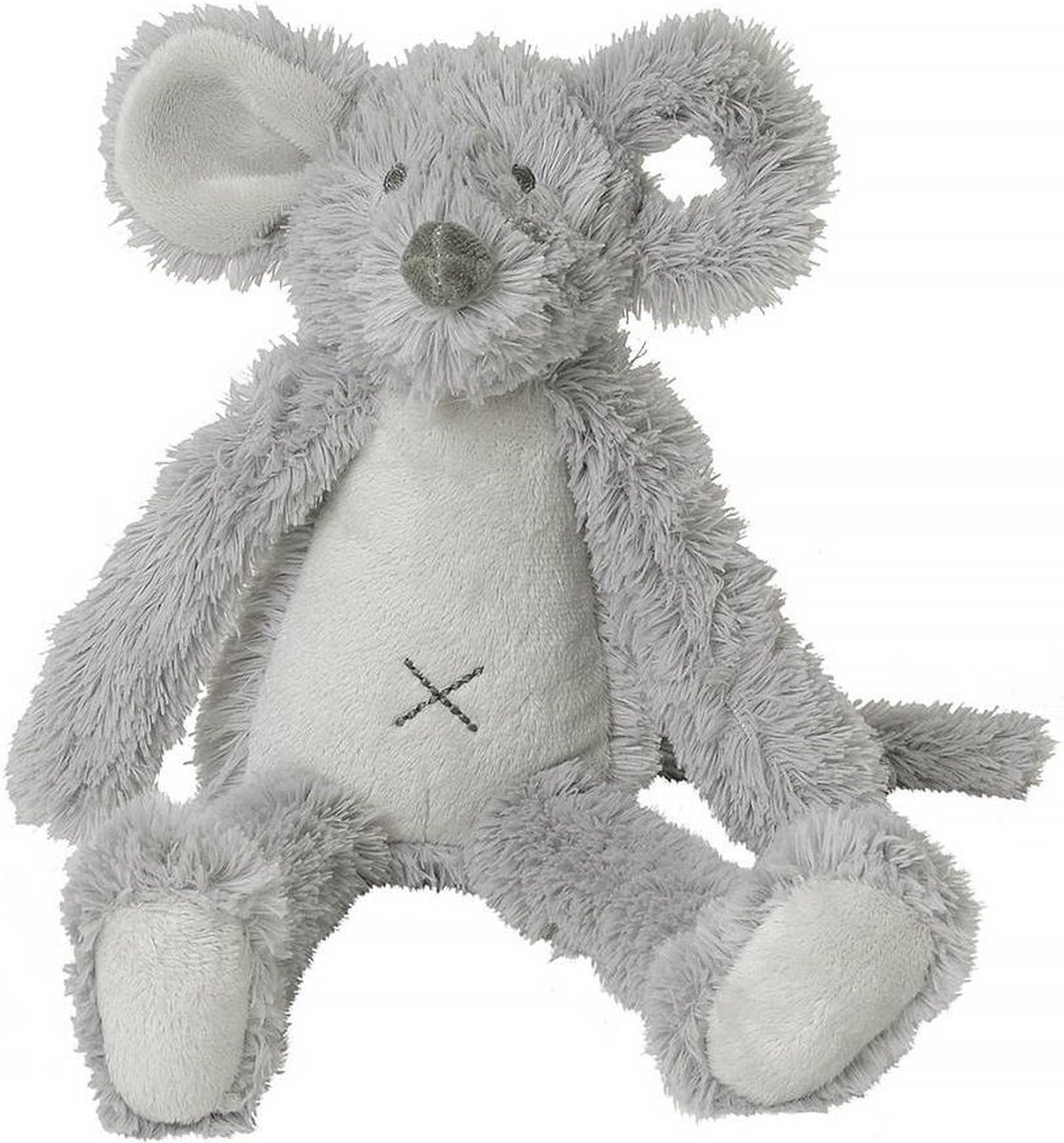 Happy Horse Muis Mindy Knuffel 30cm - Grijs - Baby knuffel | bol