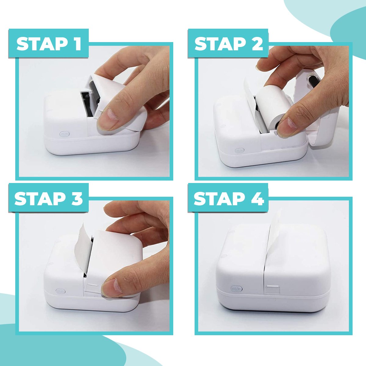 5 Sticker Rollen - Voor AyeKids Fotoprinter - Thermisch Papier | bol.com