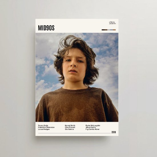 mid90s Poster - Minimalist Filmposter A3 - mid90s Movie Poster - mid90s ...
