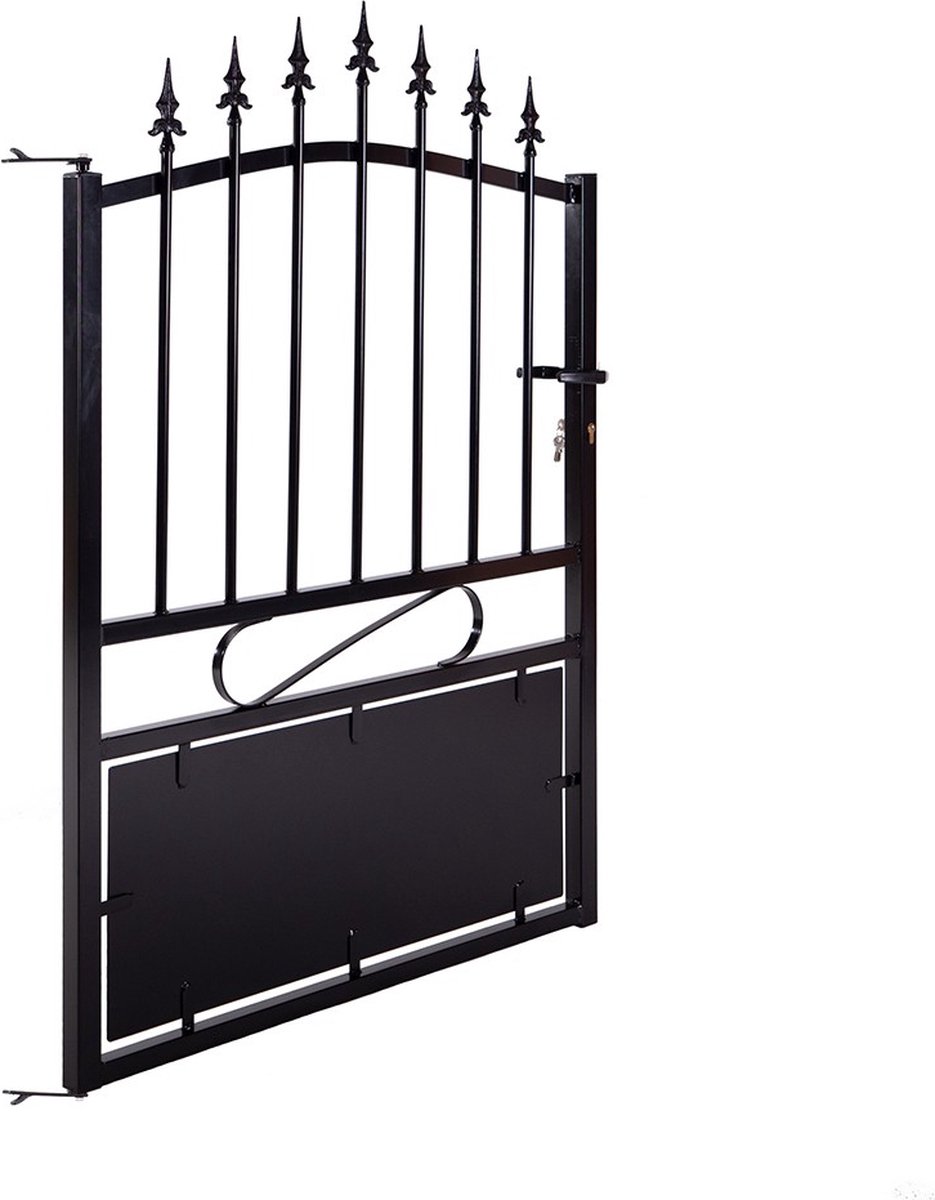 Poort ijzer zwart 1m Jais | bol.com