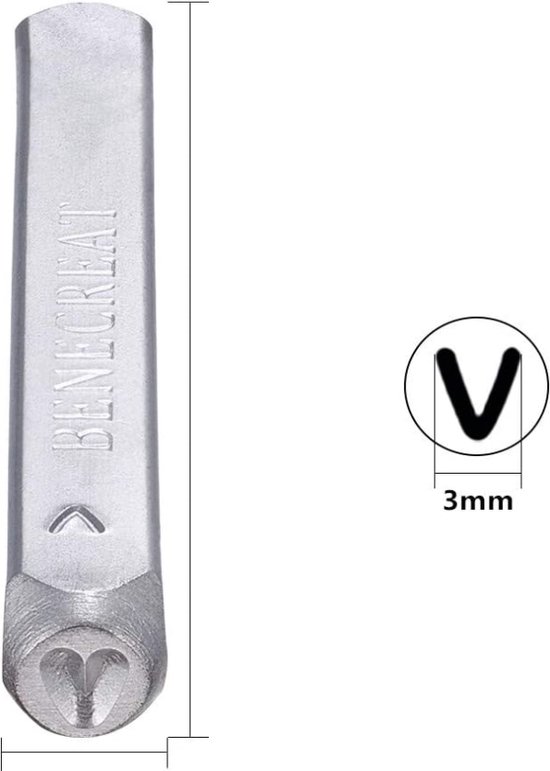 Slagletters kleine letters slagcijfers 3 mm metaal starters set hobby ...