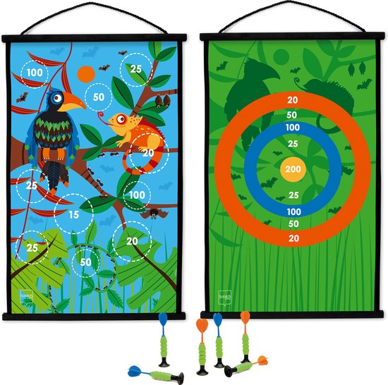 Scratch Active Play: START TO DART Toekan Jungle 38x60cm, 2-zijdig ...