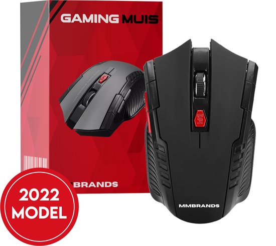 MM Brands Draadloze Game Muis – Gaming Mouse Wireless – Bureau ...