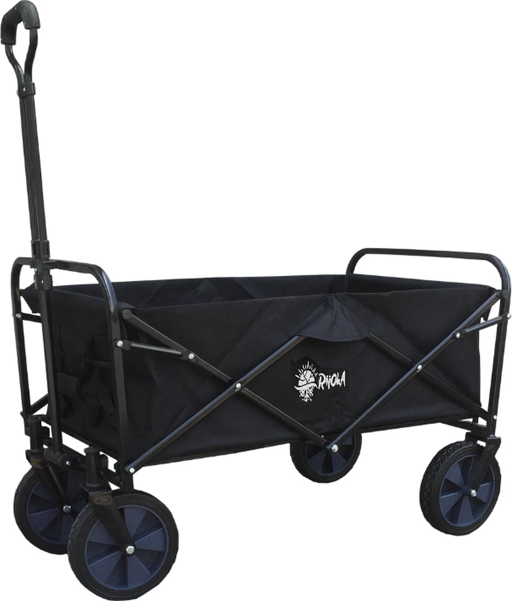 Rijoka Opvouwbare Bolderkar - Telescopische Stang - Harde Bodem - 70kg ...
