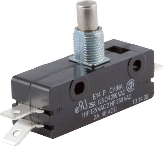 ZF Microschakelaar E14-00M 250 V/AC 25 A 1x aan/(aan) Moment 1 stuk(s) | bol