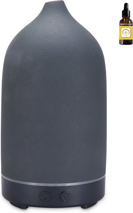 Vastu Aroma Diffuser Keramische matte zwart scrub 100ml - 7 sfeervolle ...
