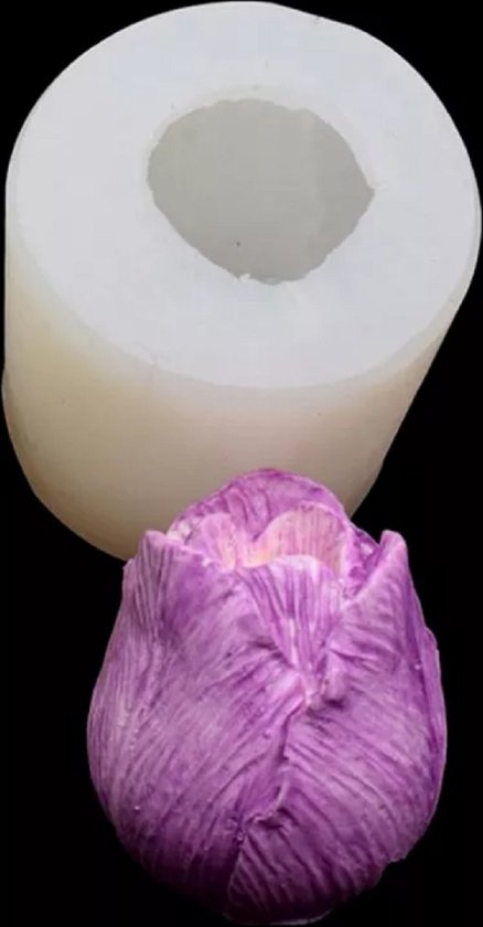 3D Siliconen mal grote tulp. Kaars mal/ zeep mal/ beton mal/ chocolade ...