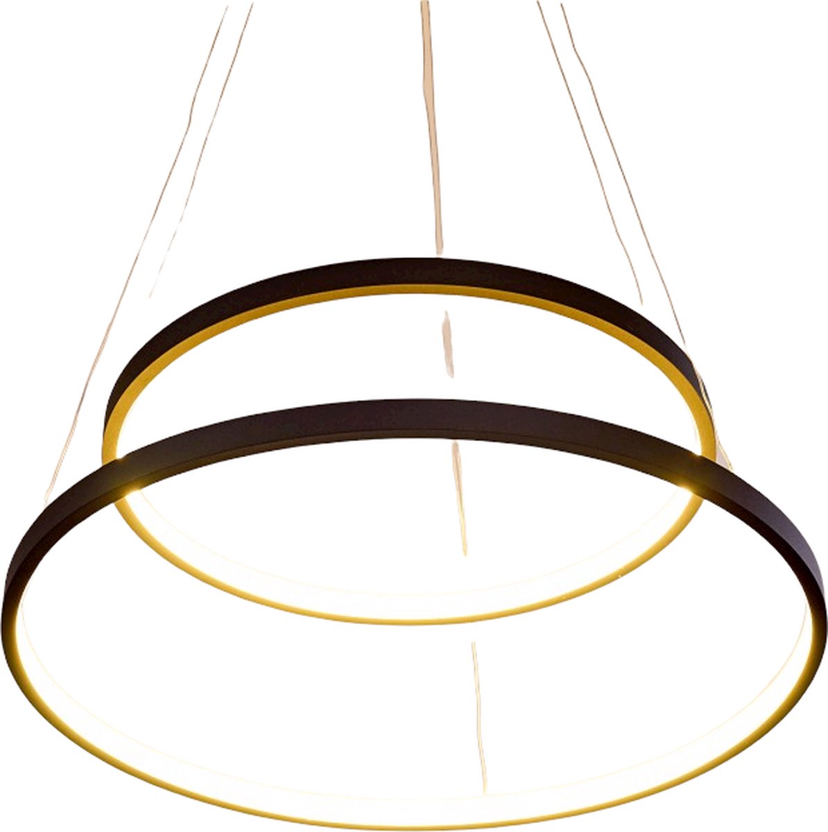 Moderne Ledlamp - Ronde Plafondlamp - Zwarte Plafondlamp - Zuinige ...