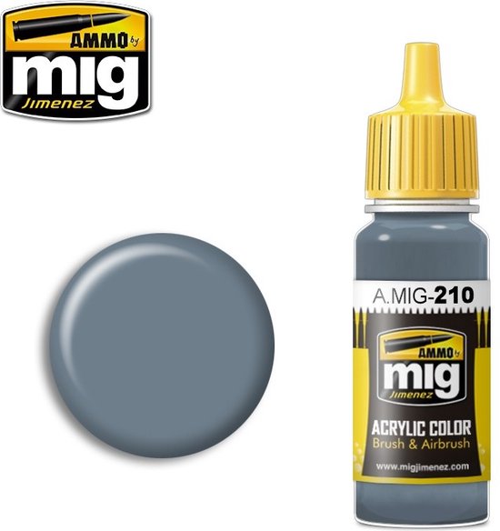 AMMO MIG Hobbyverf Acrylverf - MIG 0210 FS 35237 Gray Blue - Acryl Verf ...