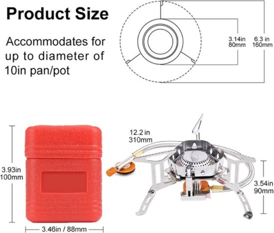 Gassy® - Gasbrander - Gasbrander Camping - Outdoor - Camping gas ...