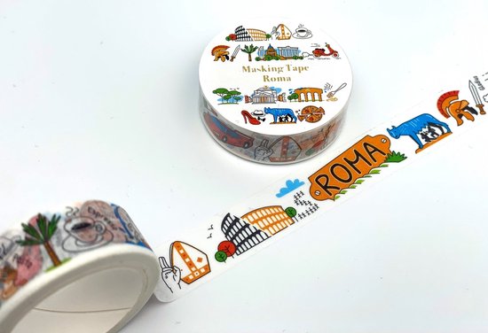 Creabrulee - Washi Tape - Rome | bol