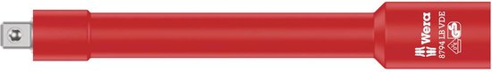 Wera - 8794 LB VDE Zyklop - verlengstuk geïsoleerd lang - 3/8" x 166mm ...