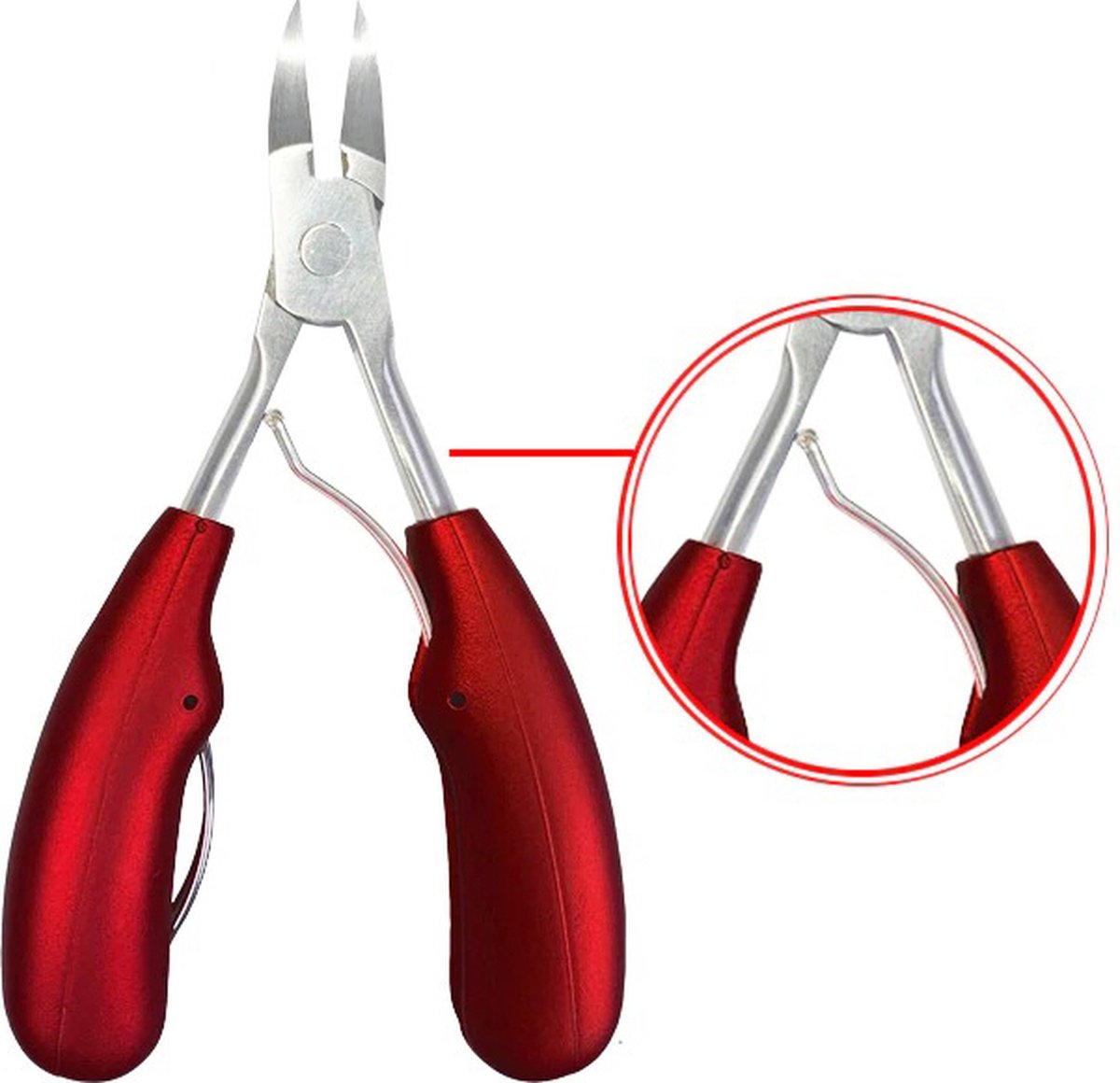 WVspecials® Professionele Rode Nagelschaar - Kalknagel schaar ...