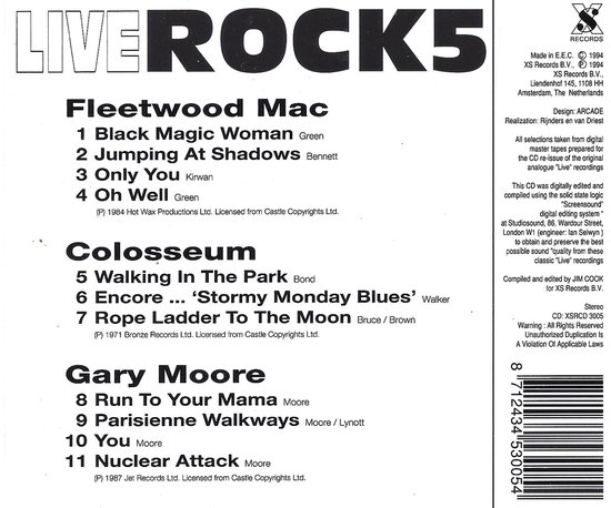 Stadium Rock Live Volume 5, Various | CD (album) | Muziek | bol.com