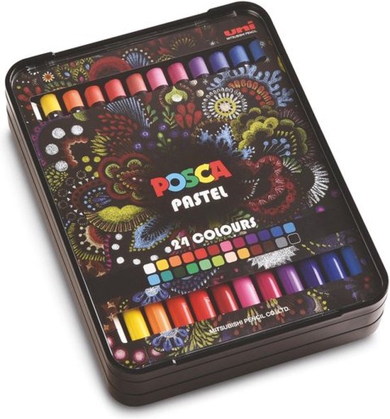 Posca pastel set 24 kleuren | bol