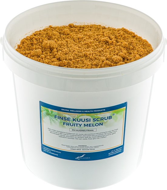 Kuusi Scrub Fruity Melon 10 liter - Hydraterende Lichaamsscrub | bol