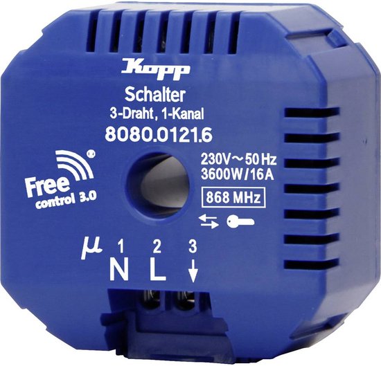 Kopp Free Control 808001216 1-kanaals Ontvanger | bol.com