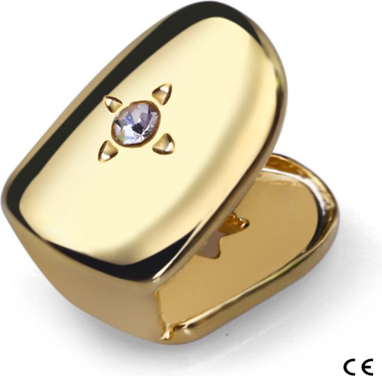 Pro-Care Gouden tand met Zirkonia - Opzet tand - Overschuif tand ...