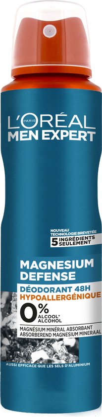L'Oréal Paris Men Expert Magnesium Defense Deodorant 48H - 150ml ...