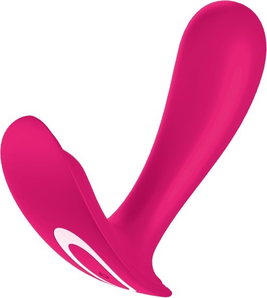 Satisfyer, draagbare Bluetooth vibrator, Top Secret, 11 cm, met app, draagbare vibrator | bol