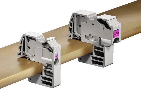 Rittal 3451505 Voedingsklem Push-In-klem Grijs 1 stuk(s) | bol